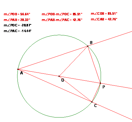 Inscribed Vs Interior Angles